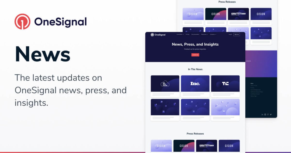 News - OneSignal
