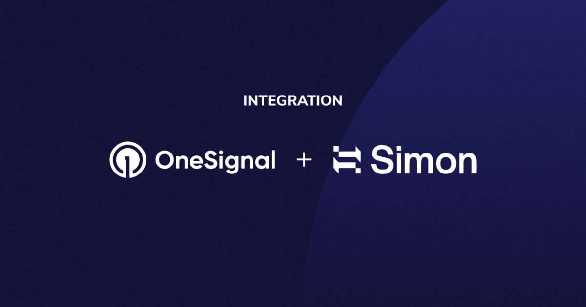 How to Add Simon Data Integration - OneSignal - OneSignal
