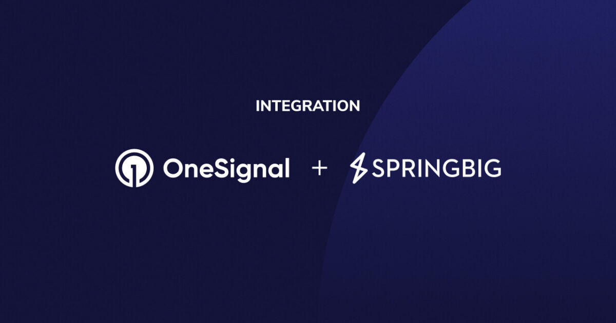 How to Add Springbig Integration - OneSignal - OneSignal