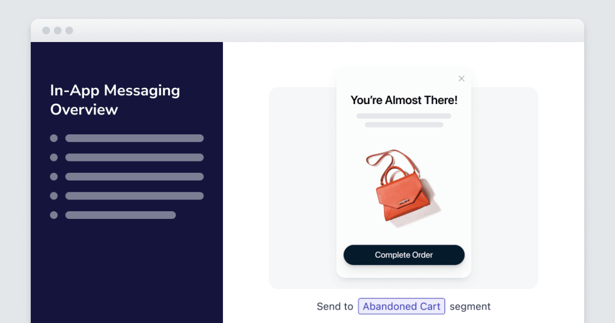 In-App Messaging Overview - OneSignal