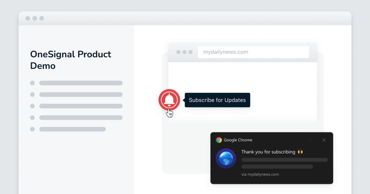 Product Demo - OneSignal