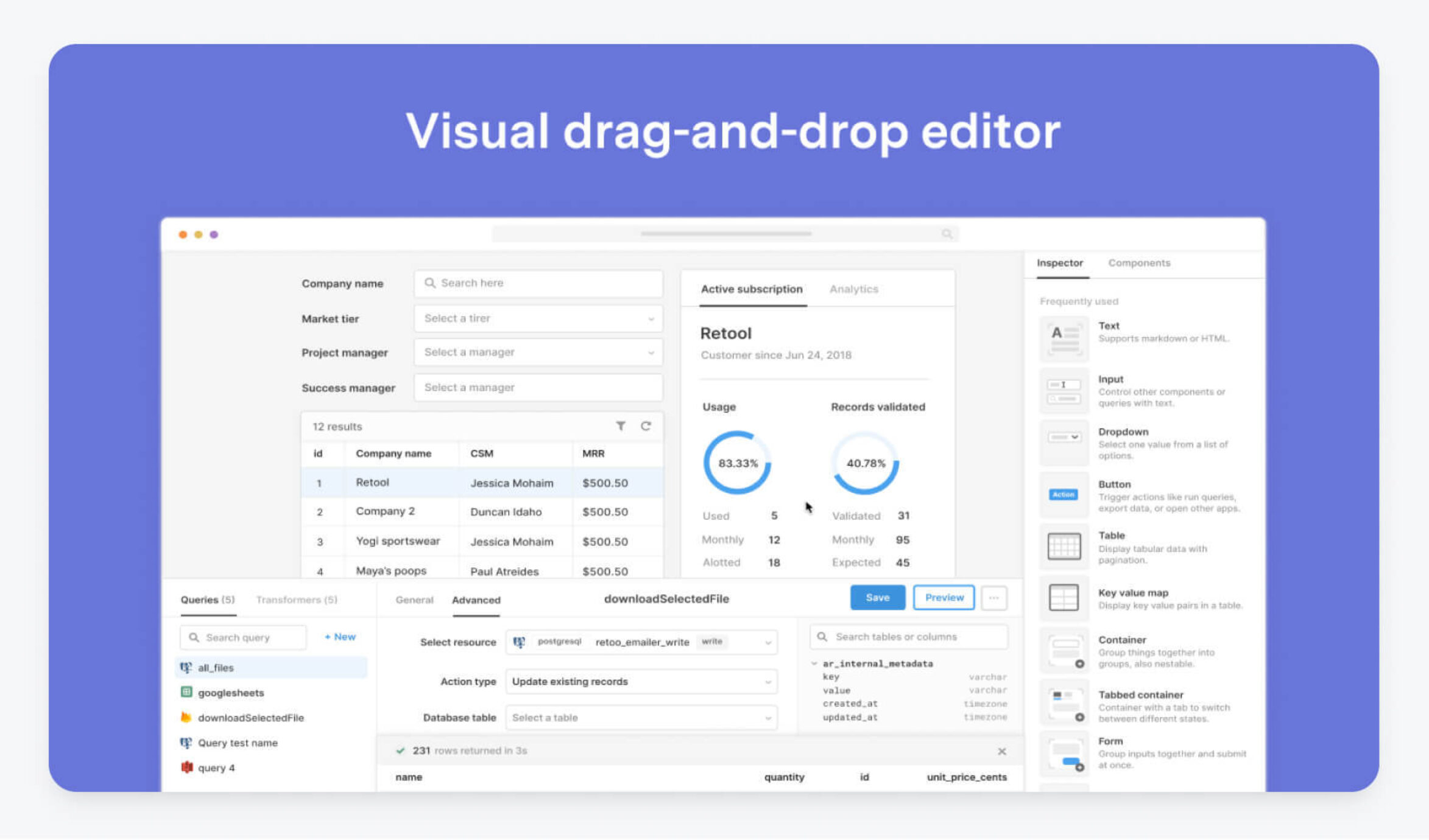 How to Add Retool Integration - OneSignal - OneSignal